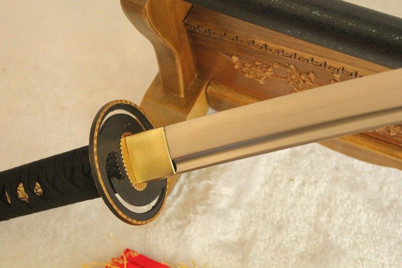 Handmade Japanese Samurai Sword Ying Yang Katana Razor Sharp Full Customization