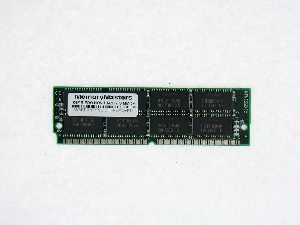 64MB EDO MEMORY NON-PARITY 60NS SIMM 72-PIN 5V 16X32 | eBay