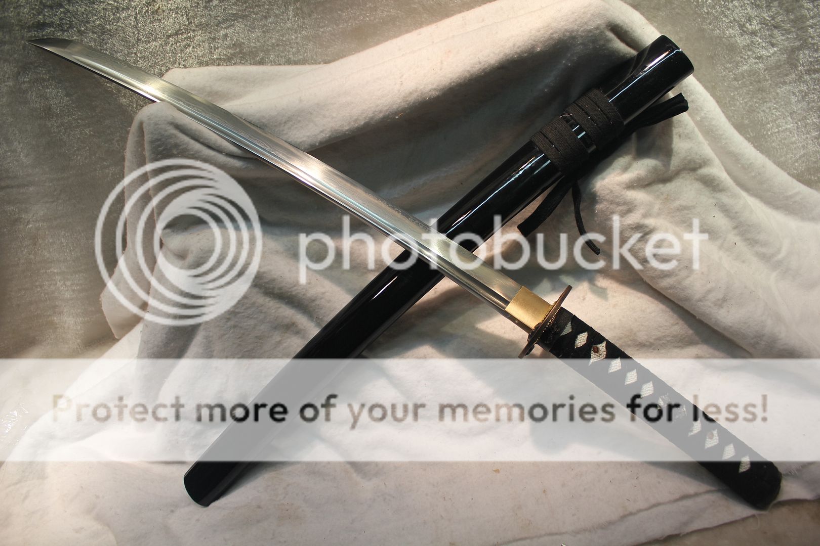 Hand Forged Yakenonokarasu Folded Sword Set Daisho Katana Wakizashi ...